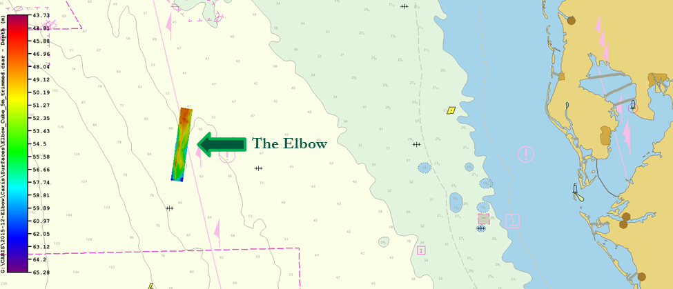 December 2015, Multibeam – The Elbow – C-SCAMP